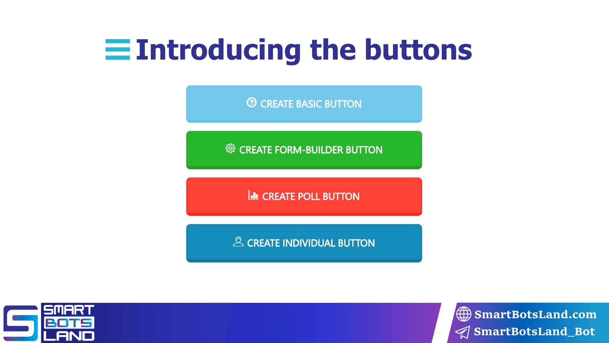 How To Create Telegram Buttons With Telegram Bot Smartbotsland