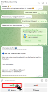 how to create telegram buttons with telegram bot | Smartbotsland