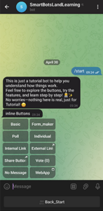 how to create telegram buttons with telegram bot | Smartbotsland