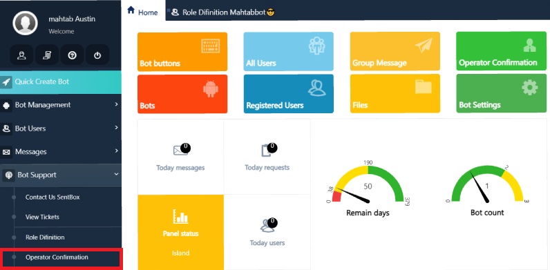 How to create a telegram support bot | contact us button | SmartBotsLand