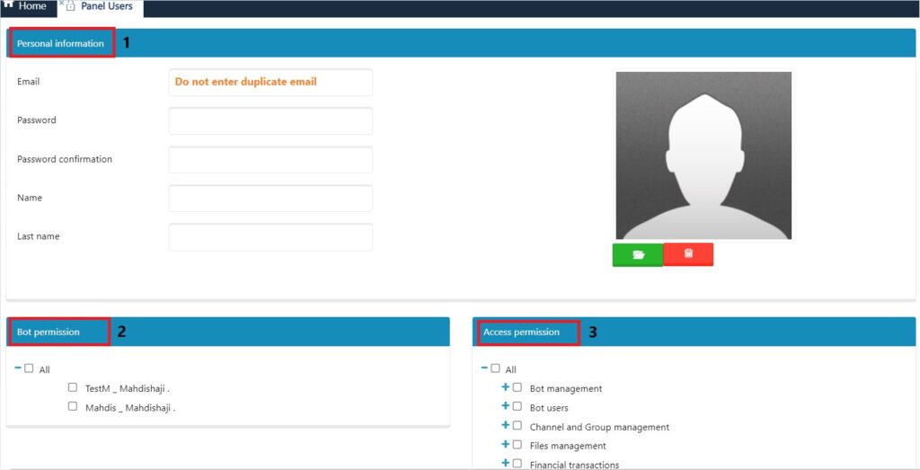 How to add an assistant to your Telegram bot web panel? - SmartBotsLand
