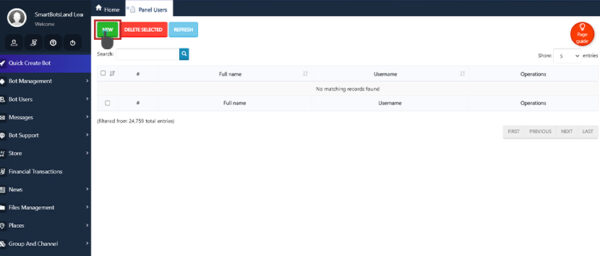 How to add an assistant to your Telegram bot web panel? - SmartBotsLand